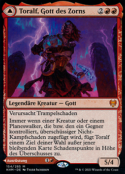 Toralf, Gott des Zorns // Toralfs Hammer Kaldheim Boosterserien ...