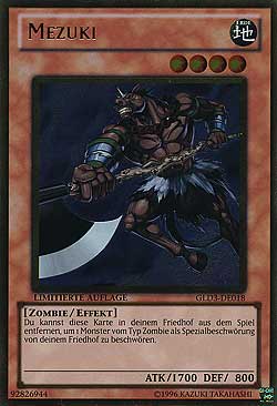 Mezuki Gold Series 3 Gold Series Einzelkarten Yu-Gi-Oh! MAWO CARDS