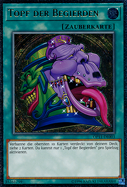 Topf der Begierden OTS Tournament Pack 11 Turnier-Karten Einzelkarten ...