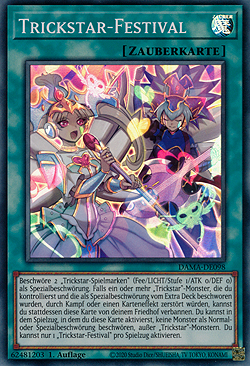 Trickstar-Festival Dawn of Majesty Boosterserien Einzelkarten Yu-Gi-Oh ...