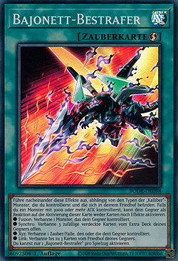 Bajonett-Bestrafer Burst of Destiny Boosterserien Einzelkarten Yu-Gi-Oh ...