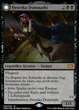 Henrika Domnathi // Henrika, höllische Seherin Innistrad Blutroter Bund ...