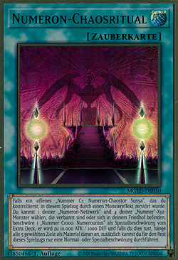Numeron-Chaosritual Maximum Gold: El Dorado Gold Series Einzelkarten Yu ...