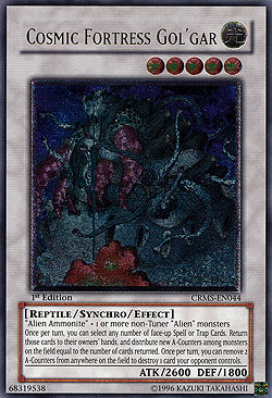 Cosmic Fortress Gol'gar Crimson Crisis Boosterserien Einzelkarten Yu-Gi ...