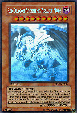 Red Dragon Archfiend/Assault Mode Crimson Crisis Boosterserien ...