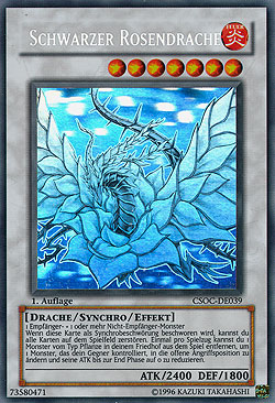 Schwarzer Rosendrache Crossroads of Chaos Boosterserien Einzelkarten Yu-Gi-Oh! MAWO CARDS
