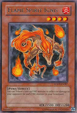 Flame Spirit Ignis Light of Destruction Boosterserien Einzelkarten Yu ...