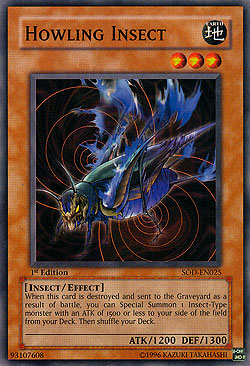 Howling Insect Soul of the Duelist Boosterserien Einzelkarten Yu-Gi-Oh ...