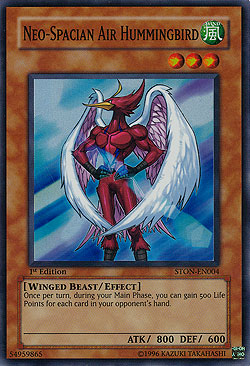 Neo-Spacian Air Hummingbird Strike of Neos Boosterserien Einzelkarten ...