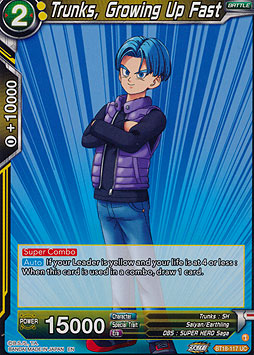 Trunks, Growing Up Fast Dawn of the Z-Legends Boosterserien ...