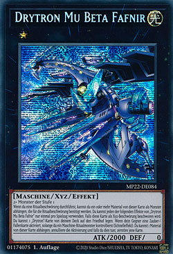 Drytron Mu Beta Fafnir Tin of the Pharaos Gods Mega Tins Einzelkarten Yu-Gi-Oh! MAWO CARDS
