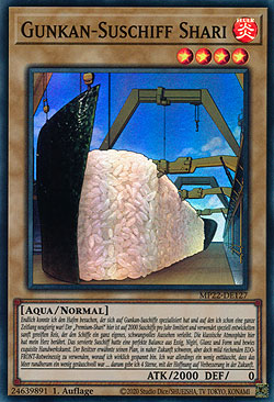 Gunkan-Suschiff Shari Tin of the Pharaos Gods Mega Tins Einzelkarten Yu ...