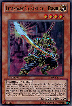 Legendary Six Samurai - Enishi Storm of Ragnarok Boosterserien Einzelkarten Yu-Gi-Oh! MAWO CARDS