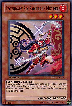 Legendary Six Samurai - Mizuho Storm of Ragnarok Boosterserien Einzelkarten Yu-Gi-Oh! MAWO CARDS
