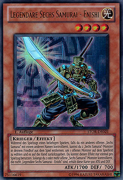 Legendäre Sechs Samurai - Enishi Storm of Ragnarok Boosterserien Einzelkarten Yu-Gi-Oh! MAWO CARDS