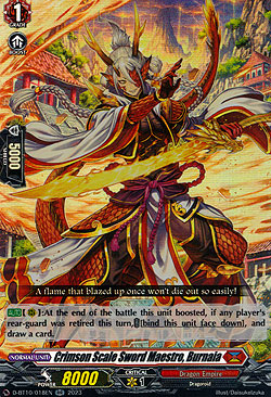 Crimson Scale Sword Maestro, Burnaia Dragon Masquerade Boosterserien ...