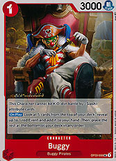 Buggy Paramount War Booster Serien Einzelkarten ONE PIECE MAWO CARDS