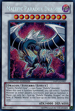 Malefic Paradox Dragon 3D Movie Pack Promo-Karten Einzelkarten Yu-Gi-Oh ...