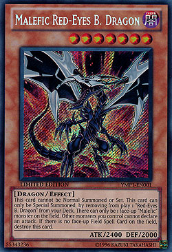 Malefic Red-Eyes B. Dragon 3D Movie Pack Promo-Karten Einzelkarten Yu ...