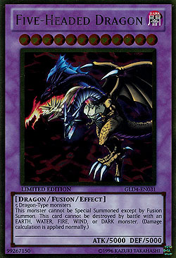 Five-Headed Dragon Gold Series 4 Gold Series Einzelkarten Yu-Gi-Oh ...