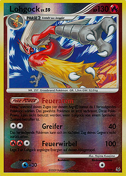 Lohgock Platin Boosterserien Einzelkarten Pokemon MAWO CARDS
