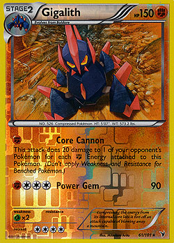 Gigalith Königliche Siege Boosterserien Einzelkarten Pokemon MAWO CARDS