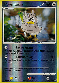 Porenta Rätselhafte Wunder Boosterserien Einzelkarten Pokemon MAWO CARDS