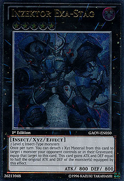 Inzektor Exa-Stag Galactic Overlord Boosterserien Einzelkarten Yu-Gi-Oh ...